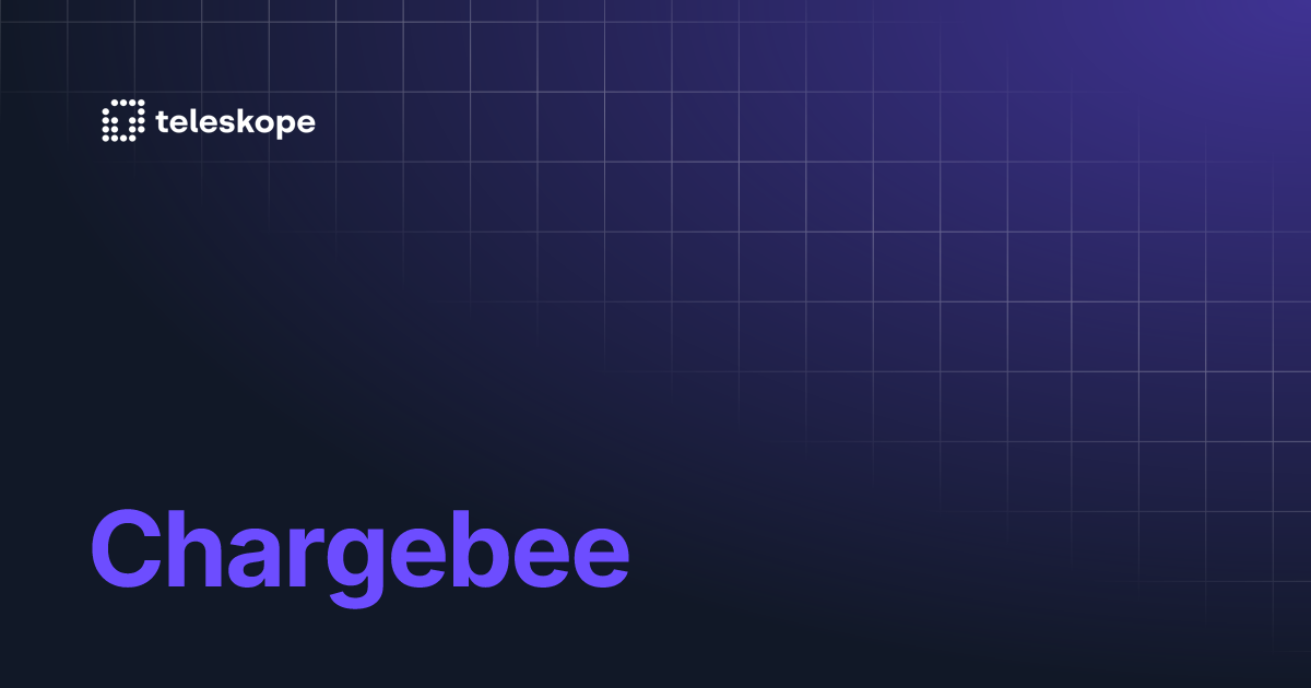 Chargebee | Teleskope